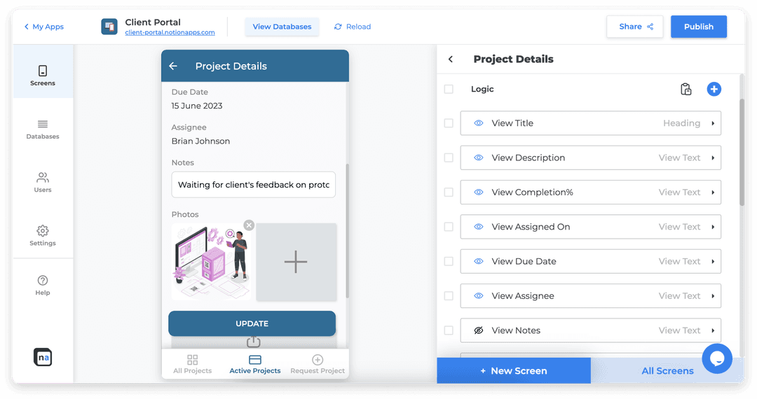 Convert Notion databases into powerful apps • NotionApps